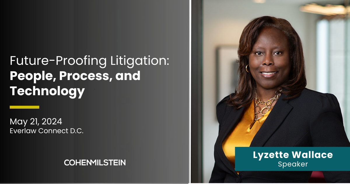 Lyzette Wallace Speaks on Discovery - Cohen Milstein