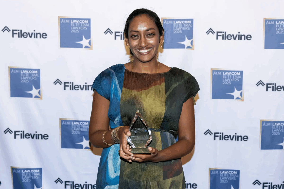 Harini Srinivasan Named 2025 Elite Trial Lawyers Rising Star - Cohen Milstein
